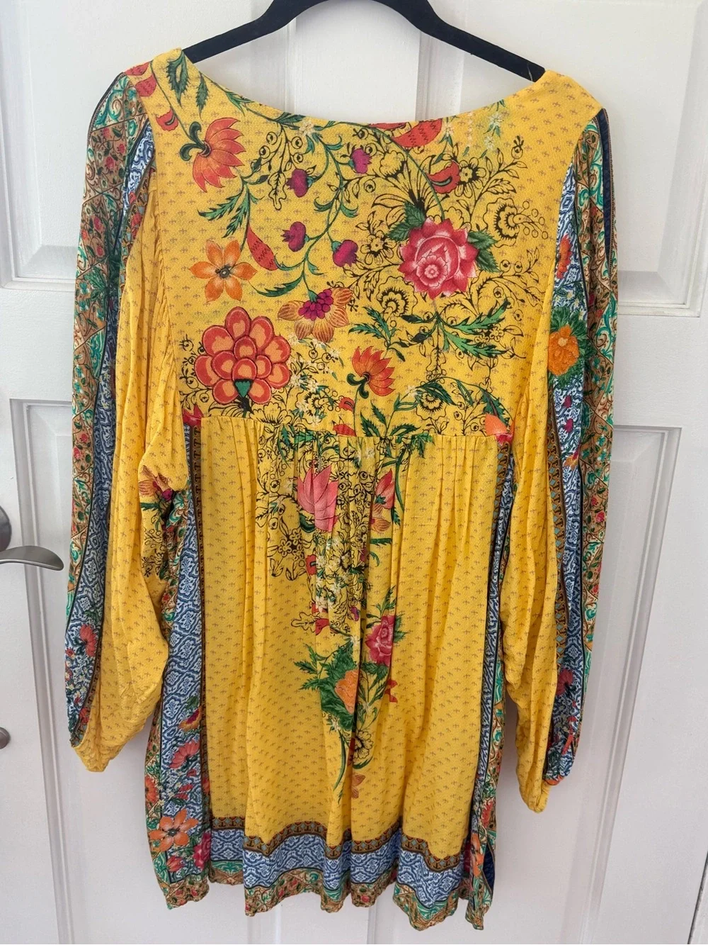FARM Rio | Dresses | Farm Rio X Anthropologie Lorena Patchwork Tunic ...